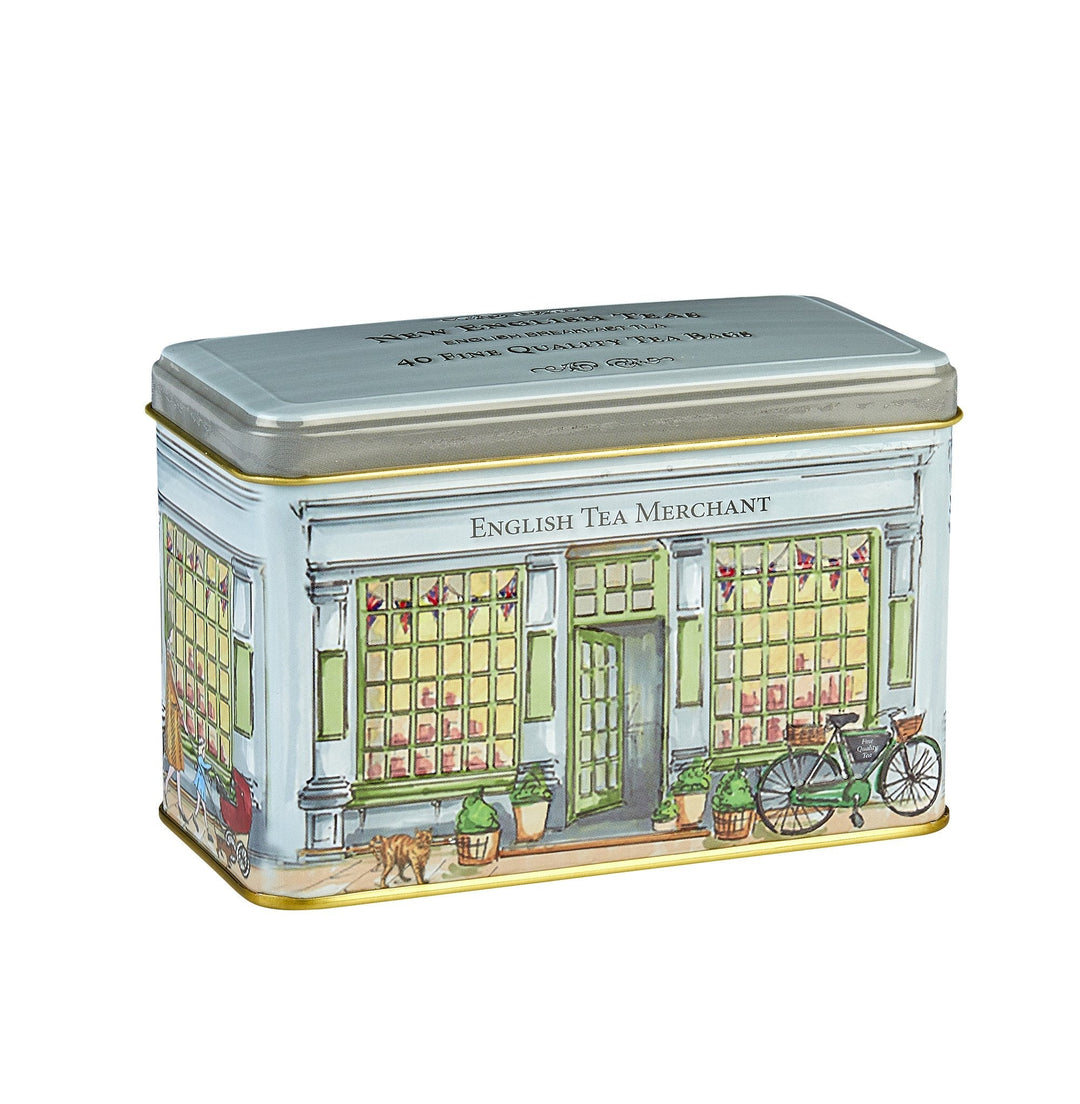 Vintage Village Classic Tea Tin - Merchant's Shop - New English Teas