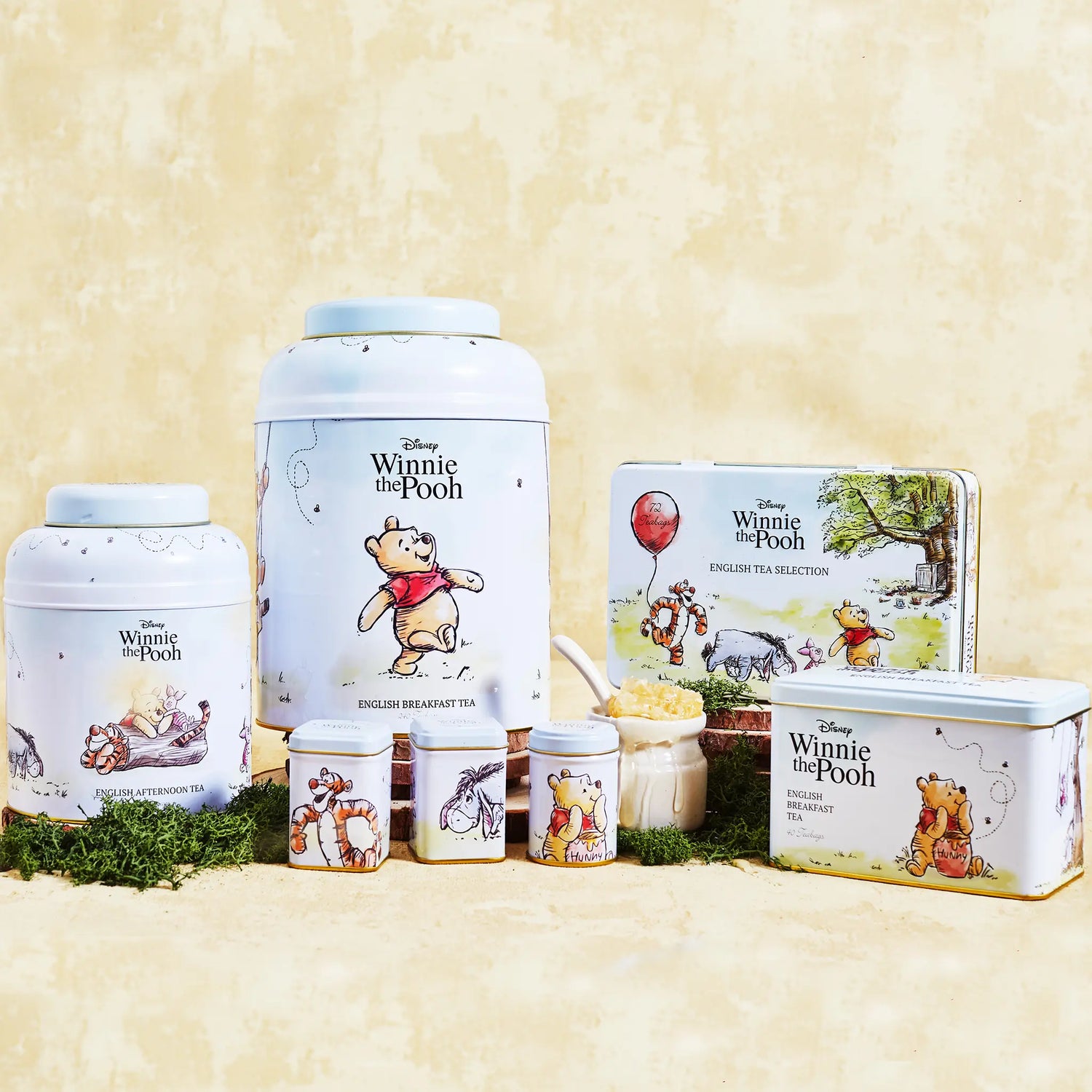 Winnie The Pooh Mini Tea Tin Set - New English Teas