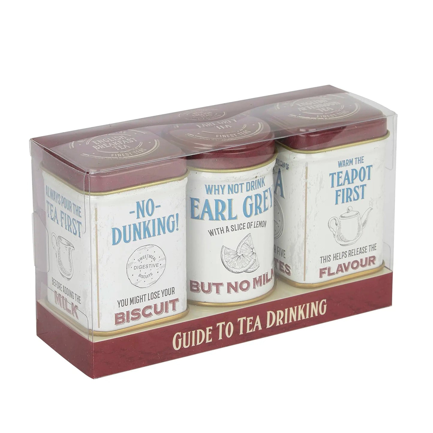 Vintage England Mini Tea Tin Set - Tea Drinking - New English Teas