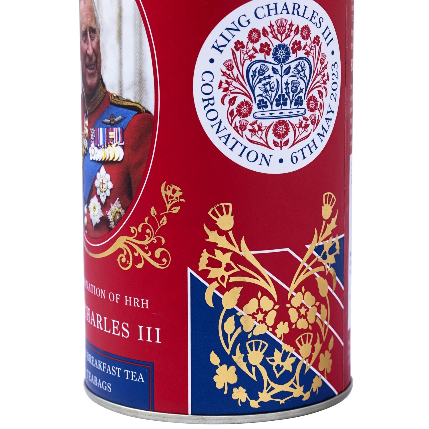King Charles III Coronation - 40 Teabag Drum - New English Teas