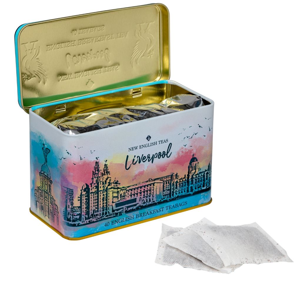 The Cities Collection Classic Tea Tin - Liverpool Waterfront - New ...