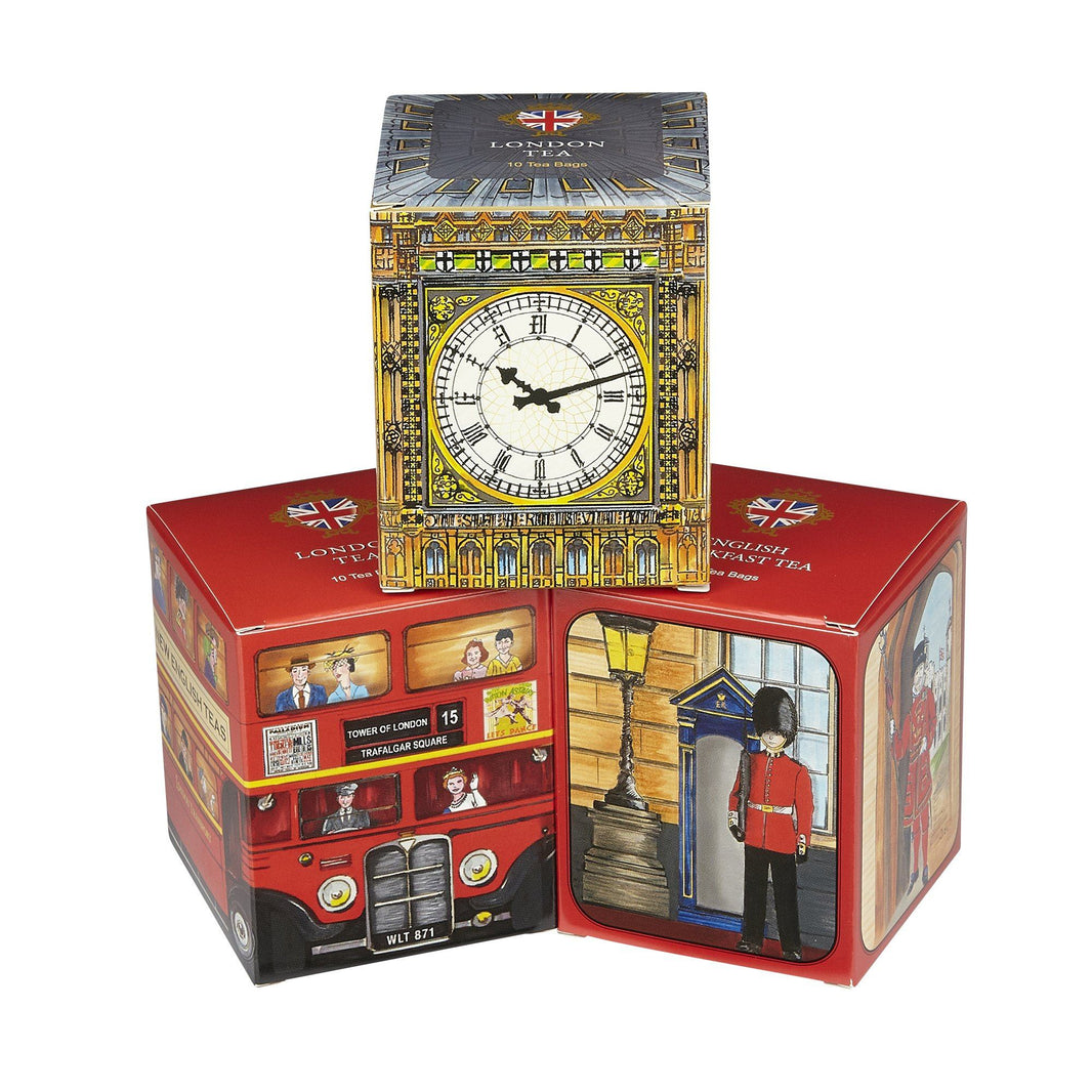 Best Of British 10 Teabag Tin - London Bus - New English Teas