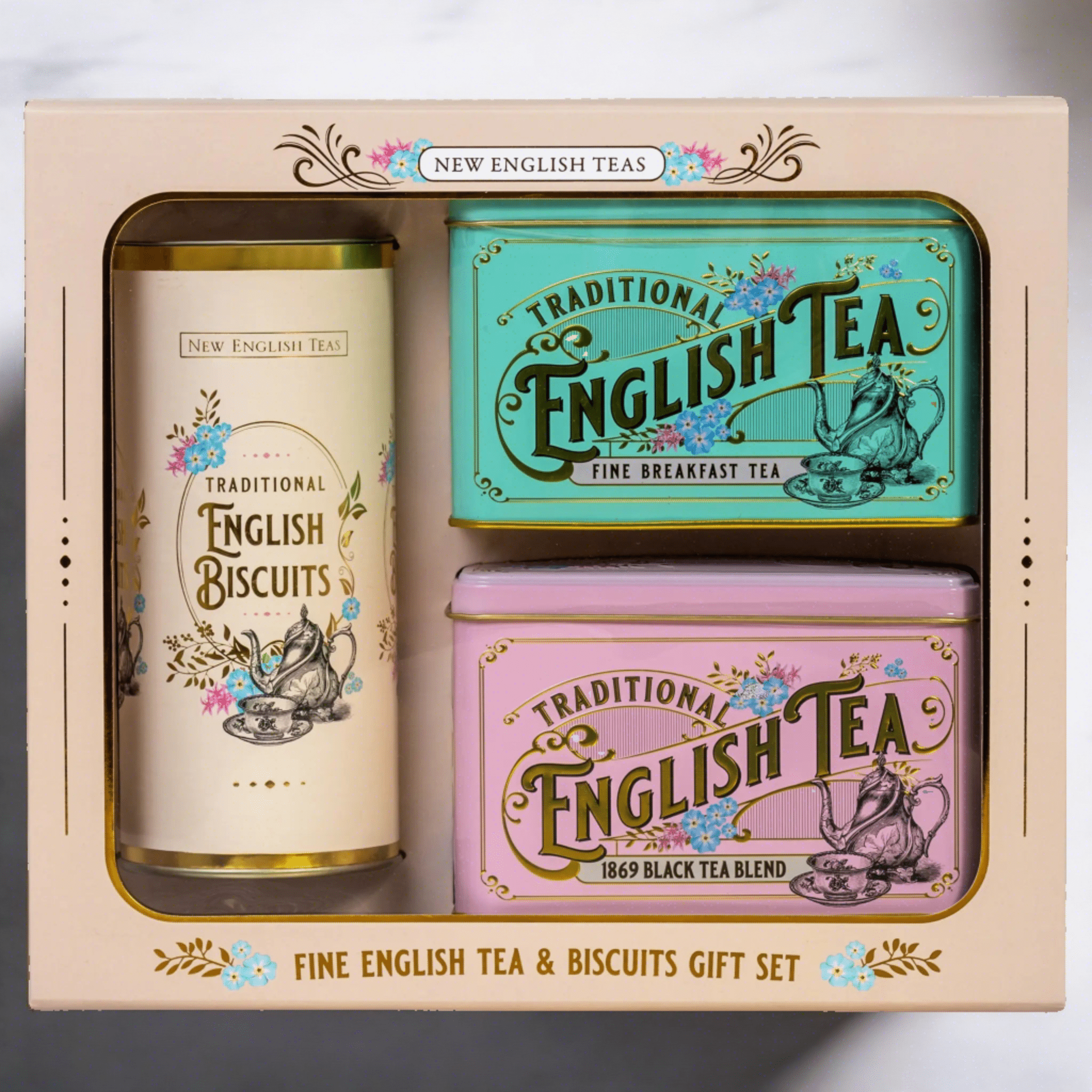 Luxury Tea & Biscuits Gift Box - Tea Gifts - New English Teas