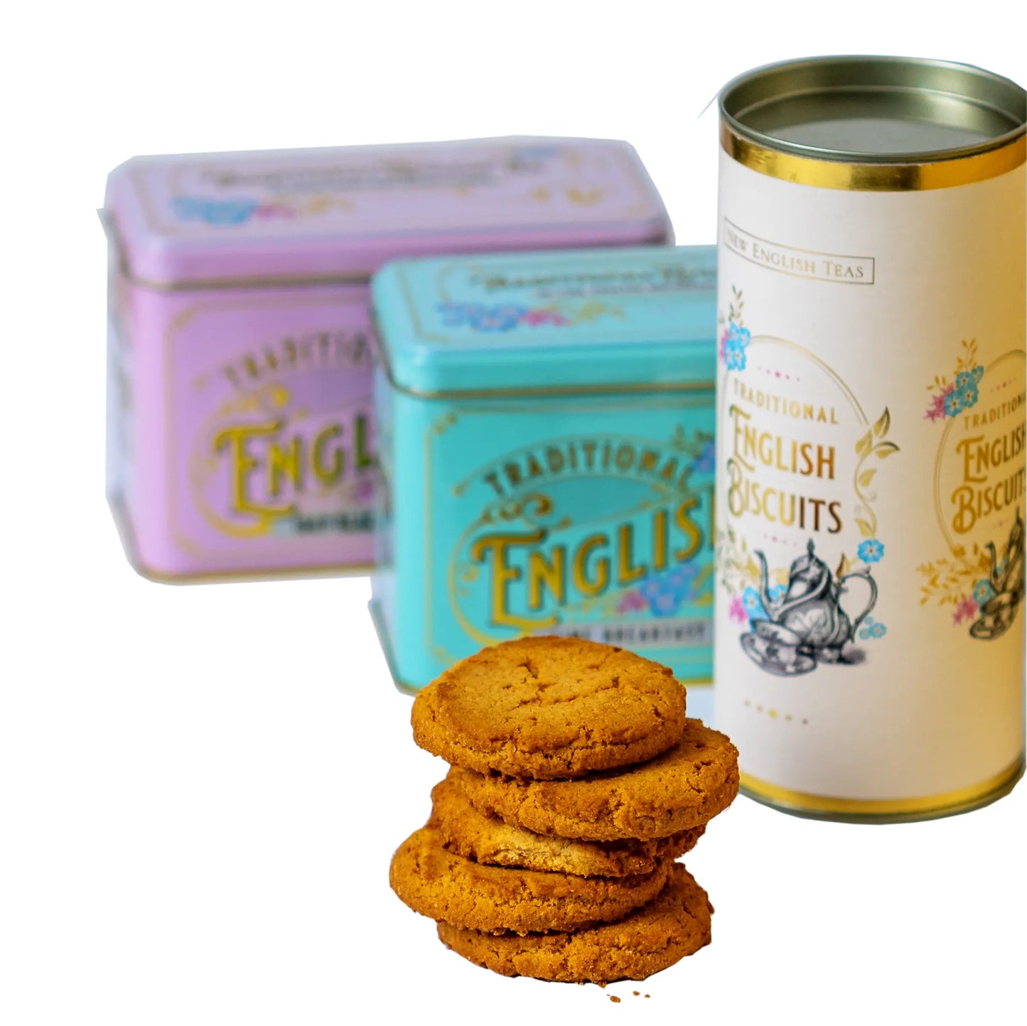 Vintage Victorian Tea & Biscuits Gift Set - New English Teas