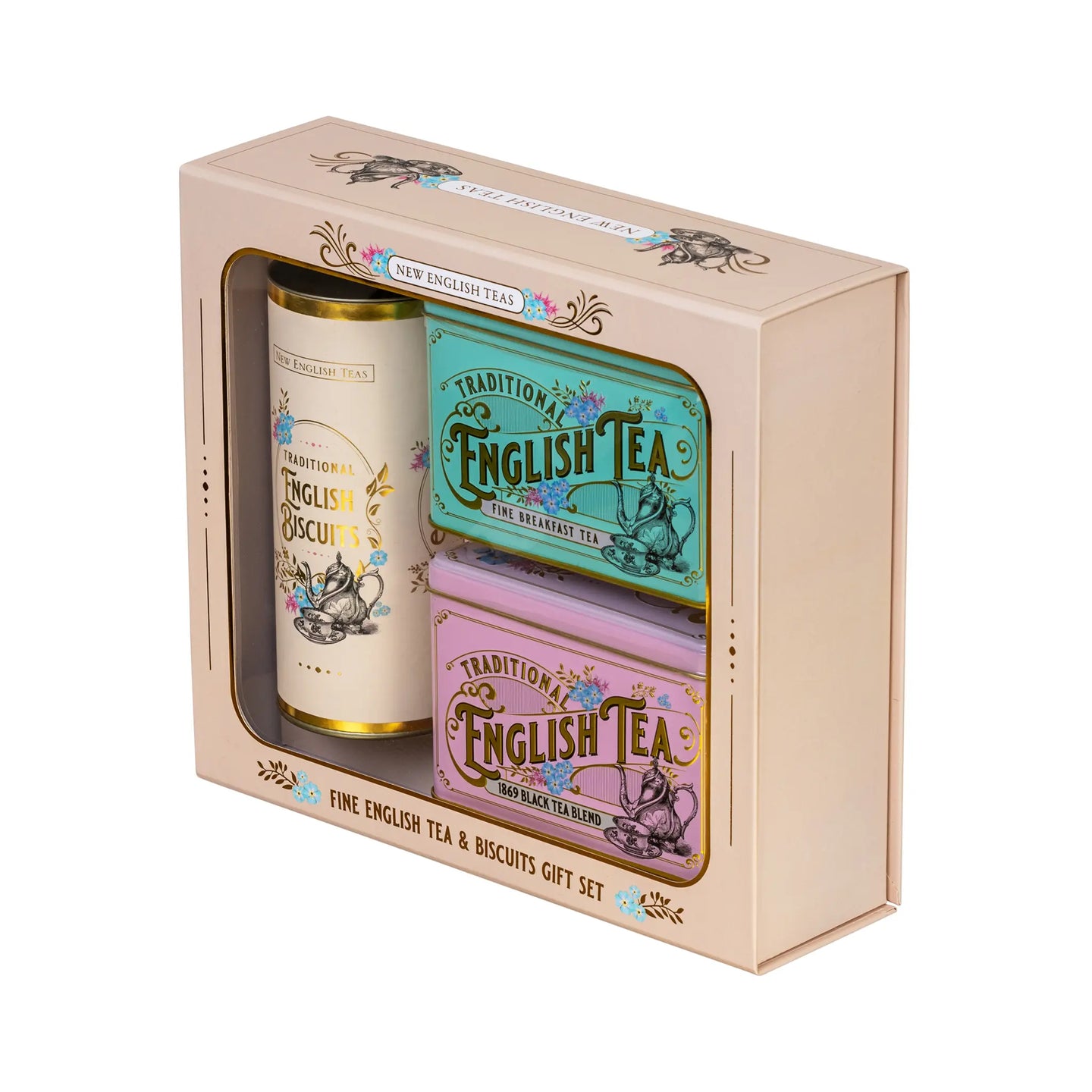 Luxury Tea & Biscuits Gift Set - Tea Gifts - New English Teas