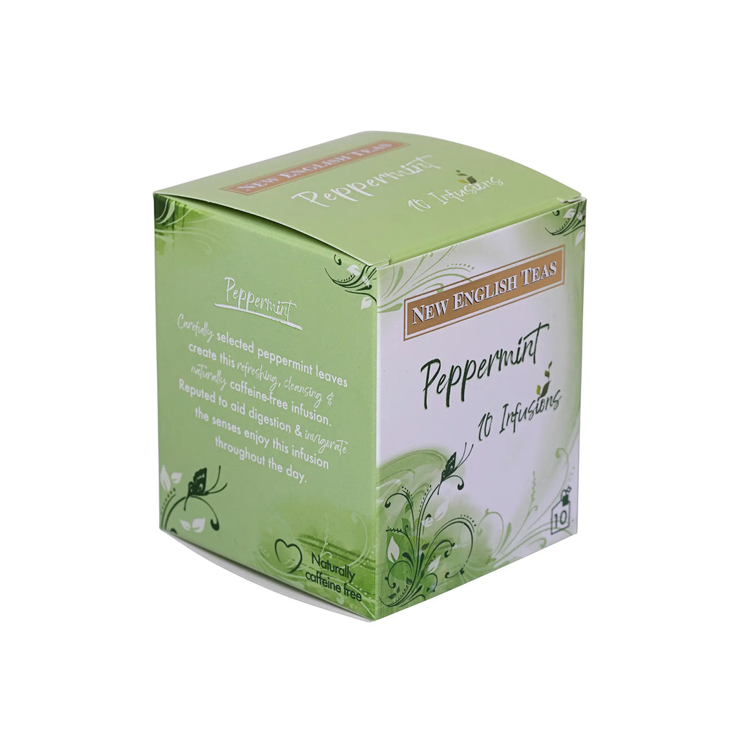 Fruit & Herbal 10 Teabag Box - Pure Peppermint - New English Teas