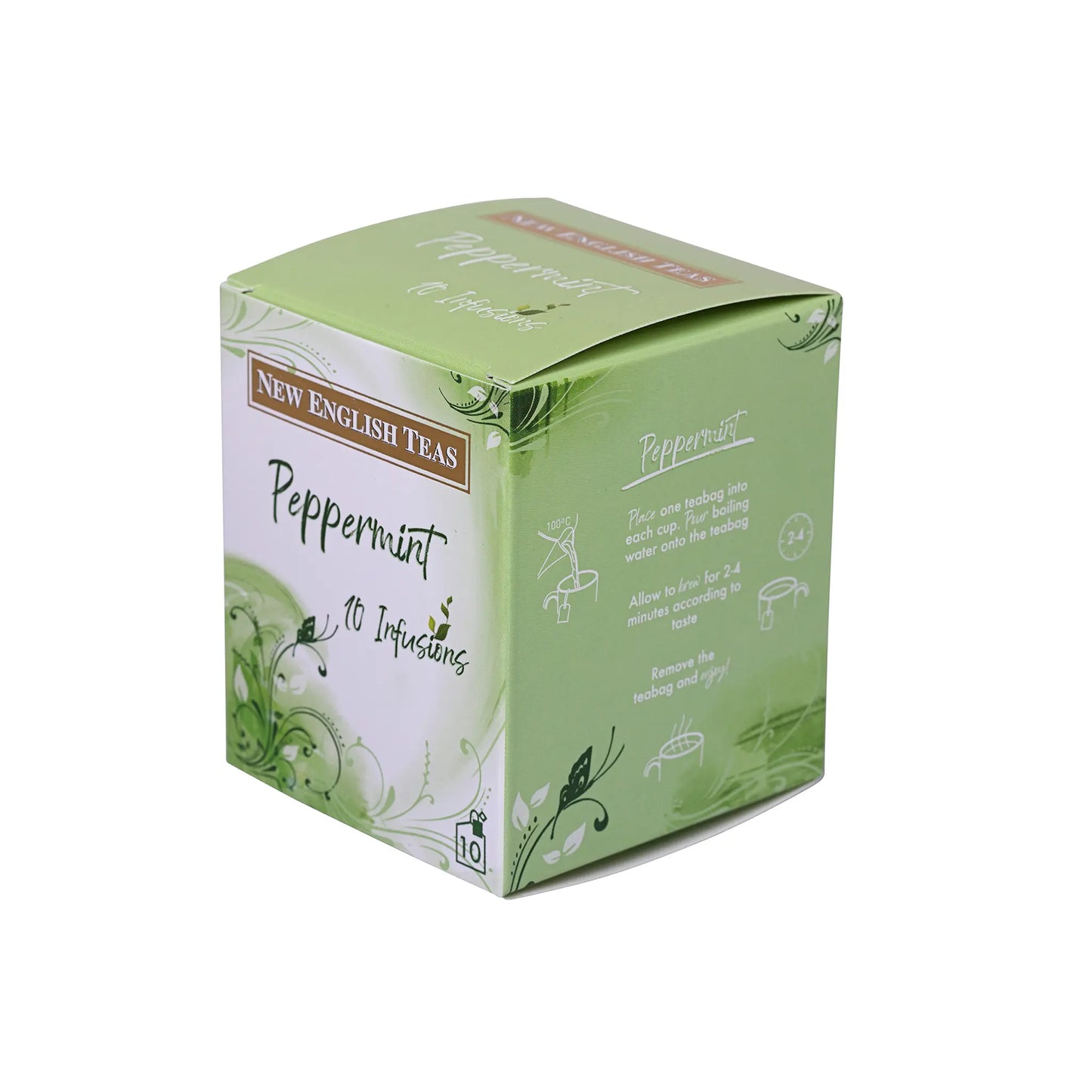 Fruit & Herbal 10 Teabag Box - Pure Peppermint - New English Teas