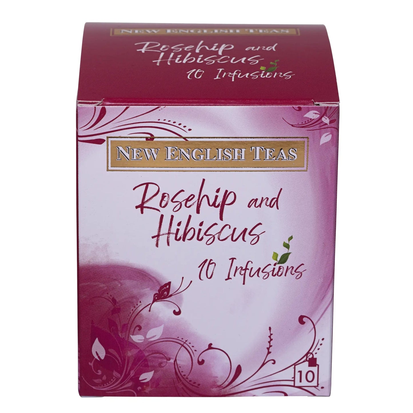 Rosehip and Hibiscus Tea Mini Box 10s - Tea Bags - New English Teas