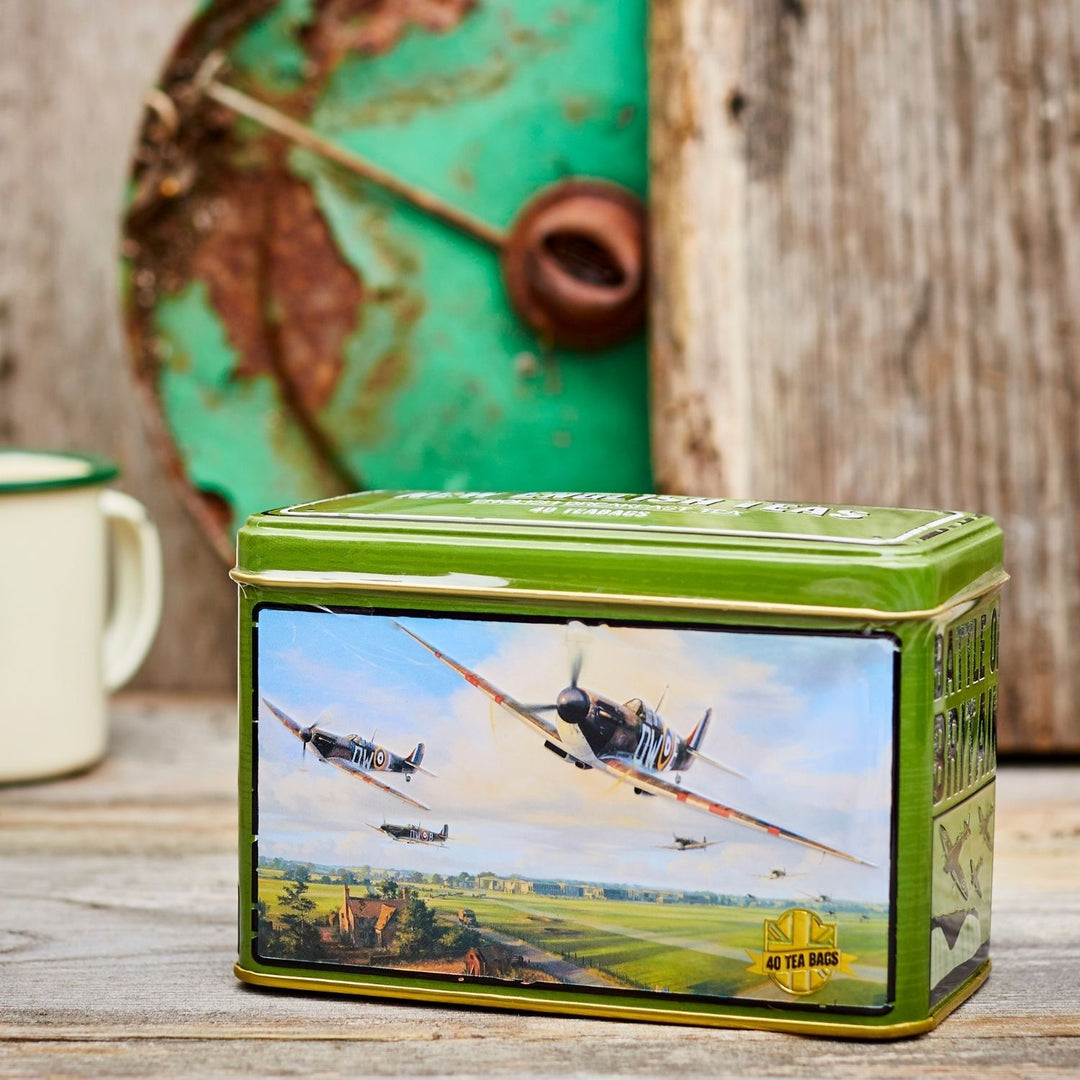 Spitfire - War Time Memories Classic Tea Tin - New English Teas