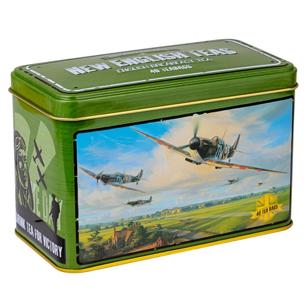 Spitfire - War Time Memories Classic Tea Tin - New English Teas