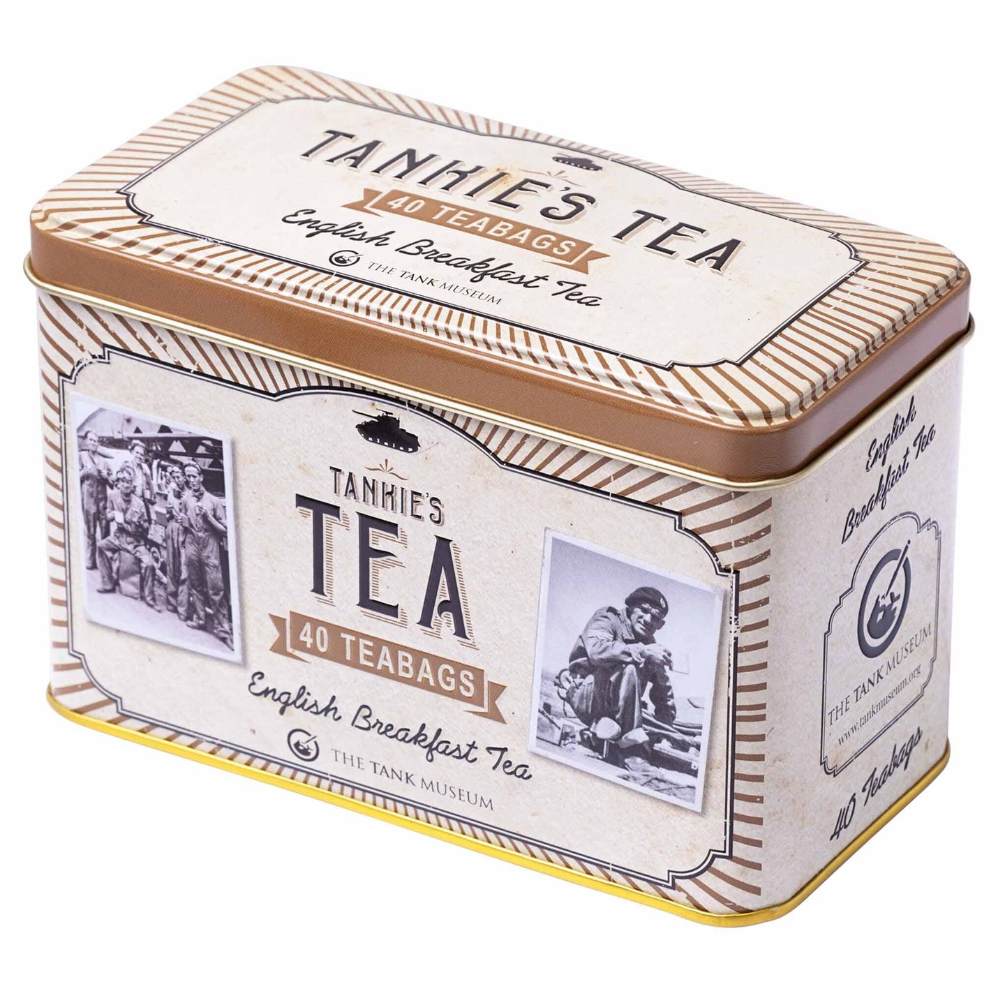 Tankies Tea Tank Museum - Classic Tea Tin - New English Teas