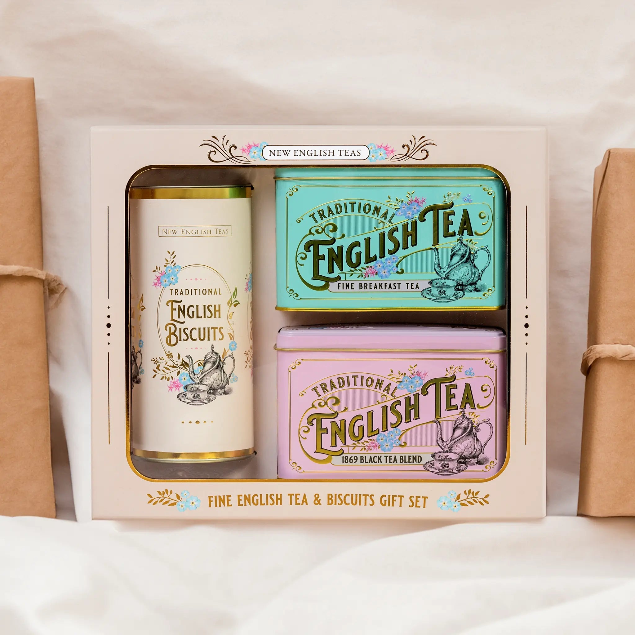 Luxury Tea & Biscuits Gift Box - Tea Gifts - New English Teas