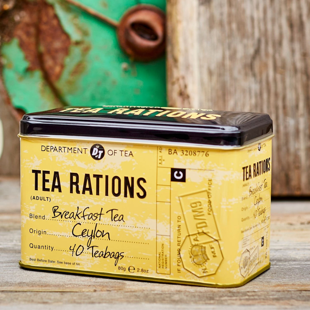 Tea Rations - War Time Memories Classic Tea Tin - New English Teas