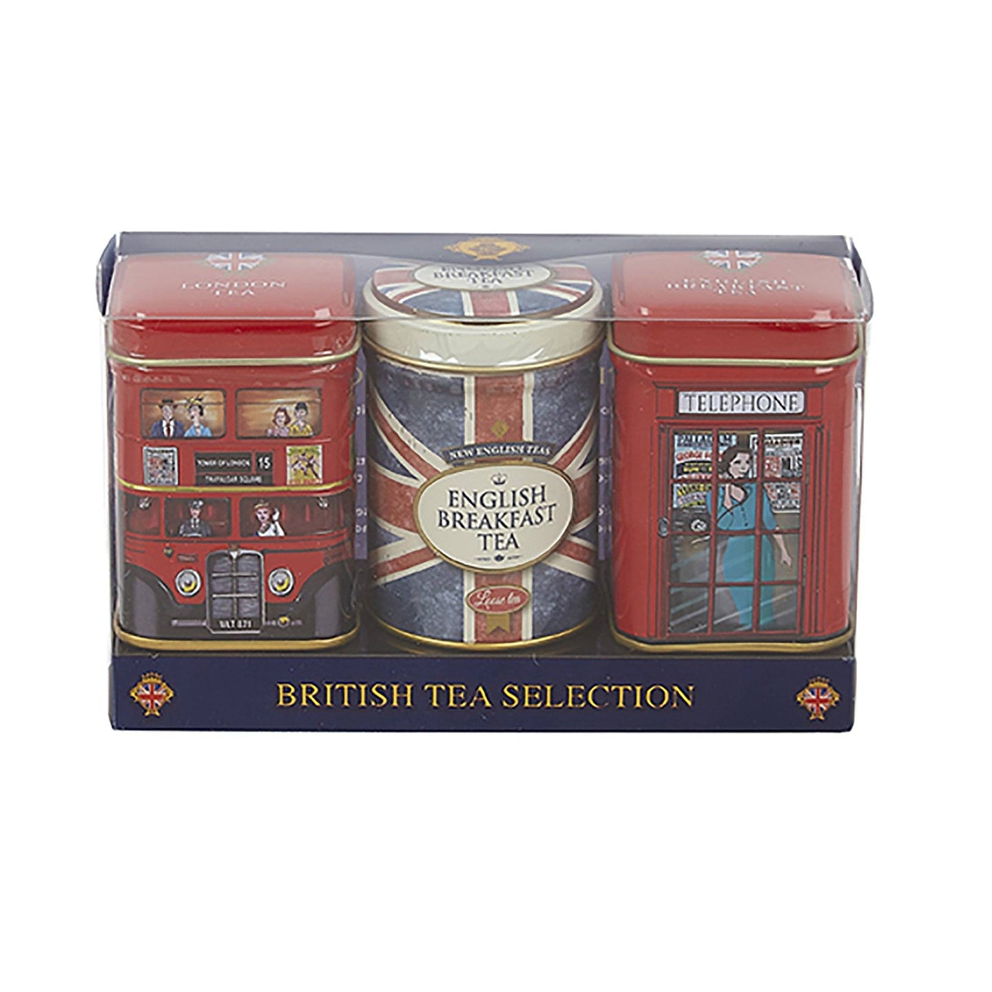 British Icons Triple Tea Mini Tin Gift Pack - Gifts - New English Teas