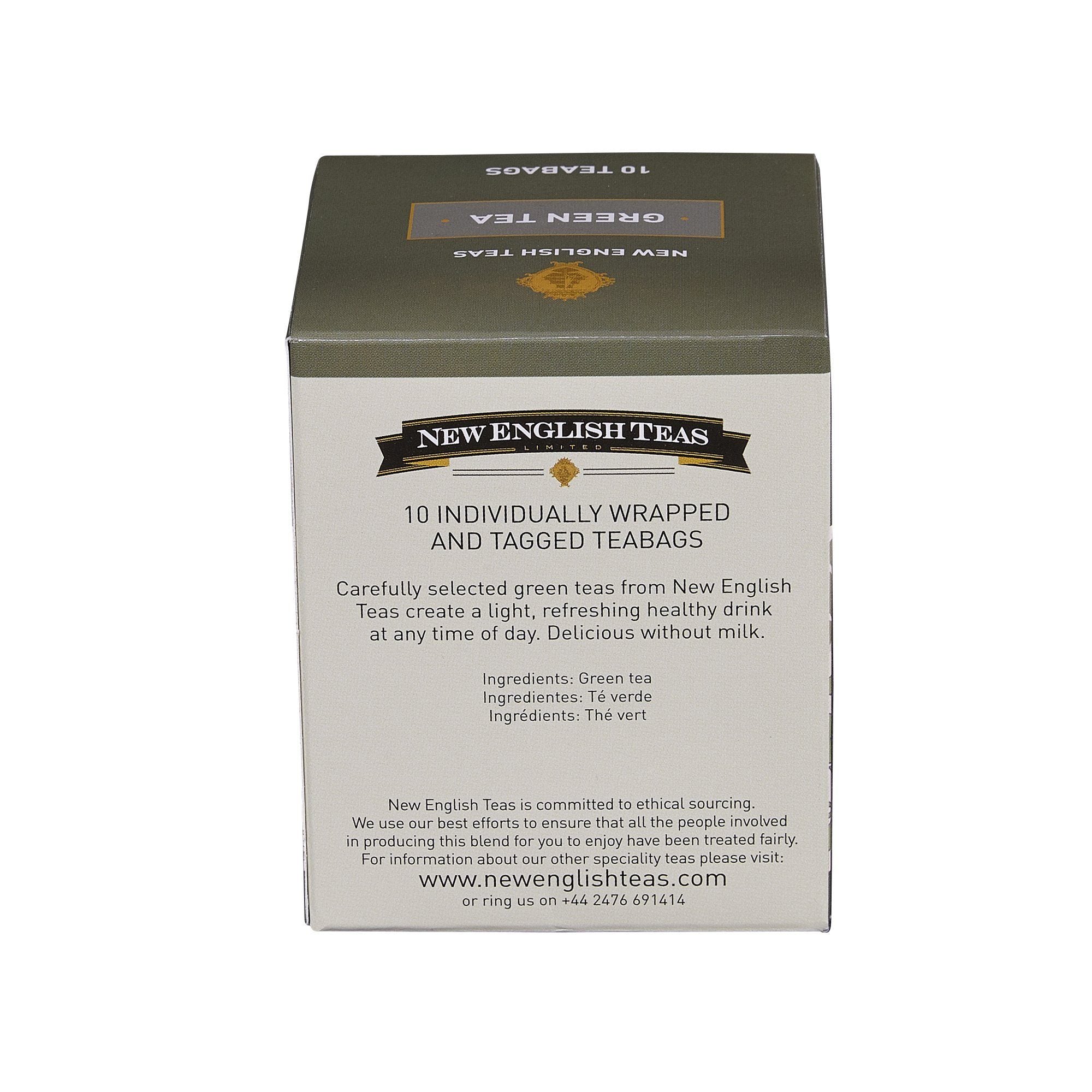 Green Tea Mini Box 10s - Tea Bags - New English Teas