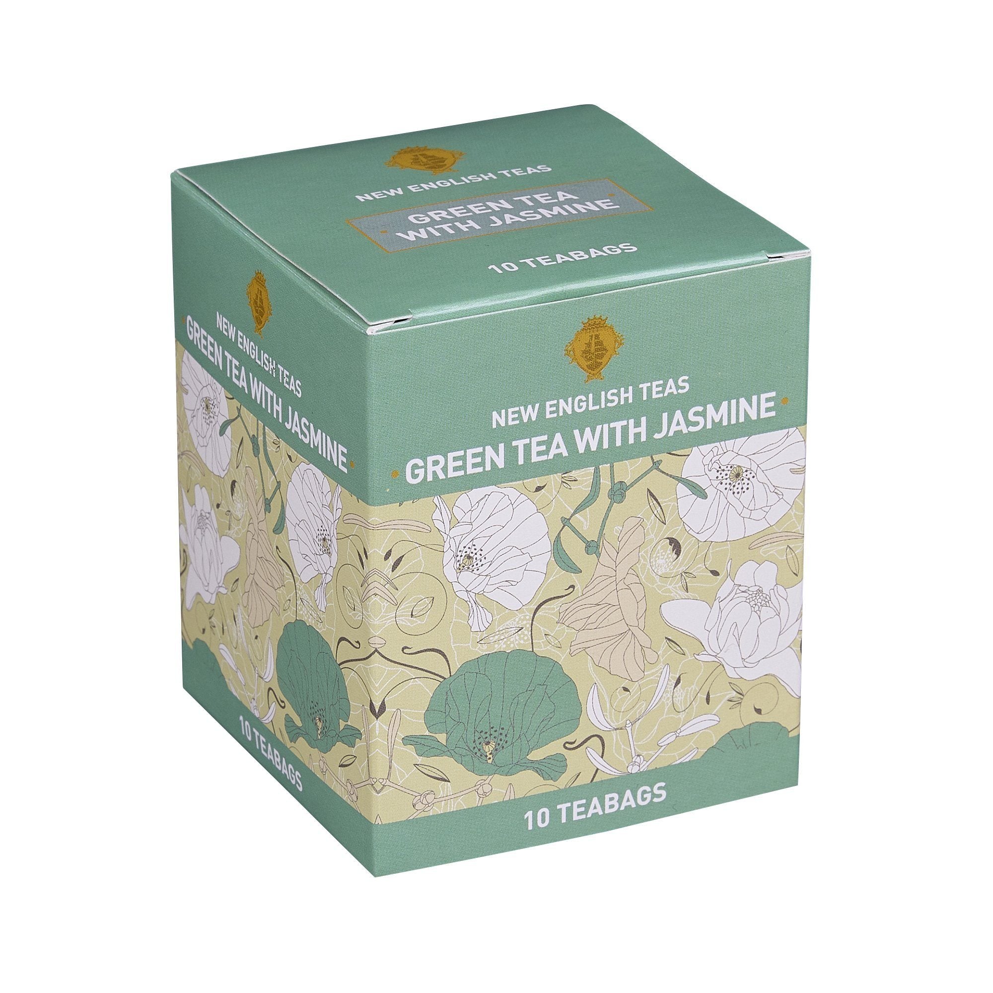 Green Tea With Jasmine Mini Box 10s - Tea Bags - New English Teas