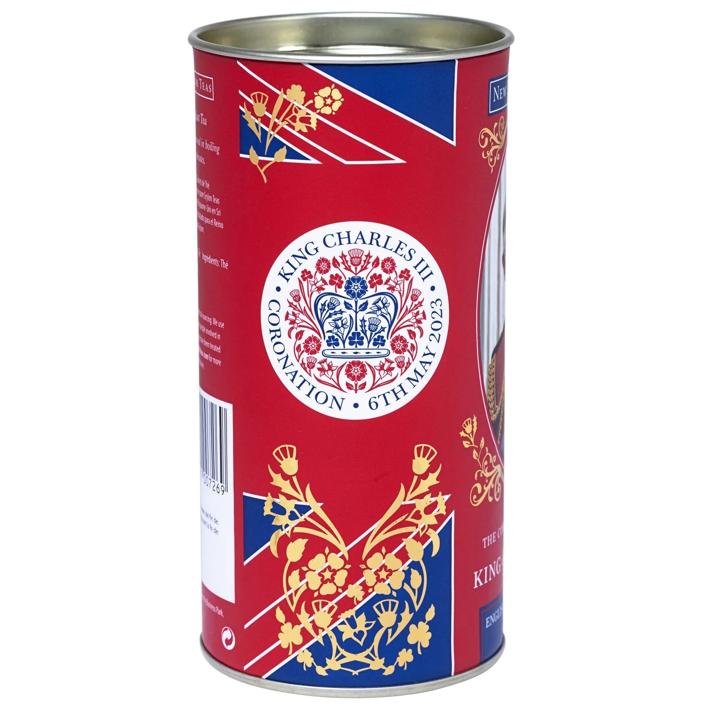 King Charles III Coronation - 40 Teabag Drum - New English Teas