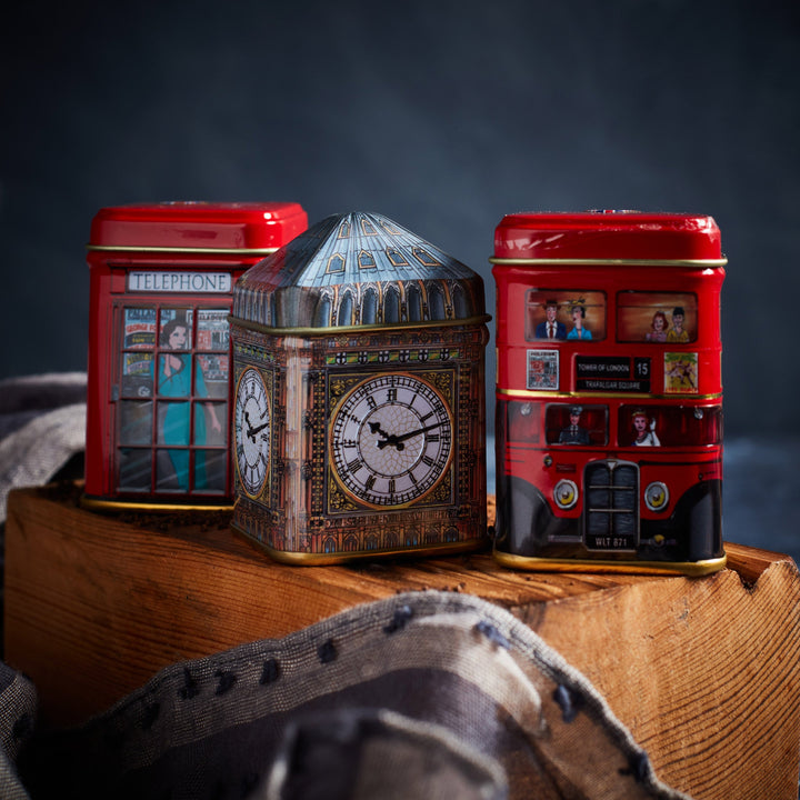 Best Of British 10 Teabag Tin - London Bus - New English Teas